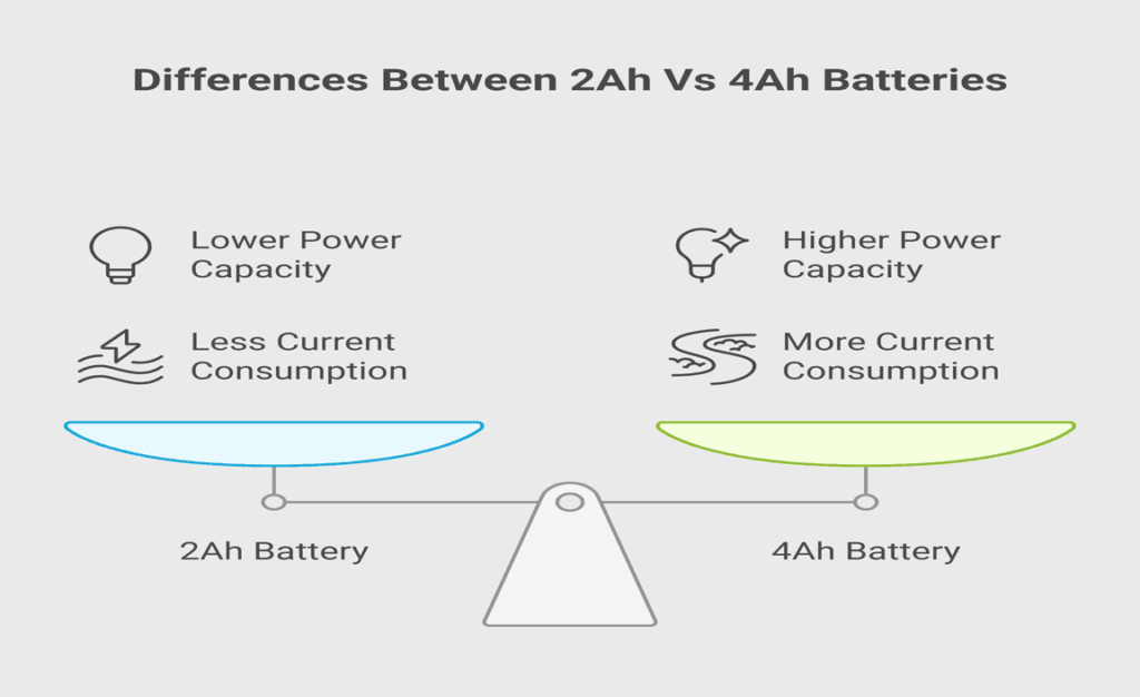 B2AH Vs 4AH Battery: Best Power Choice for Your Tools