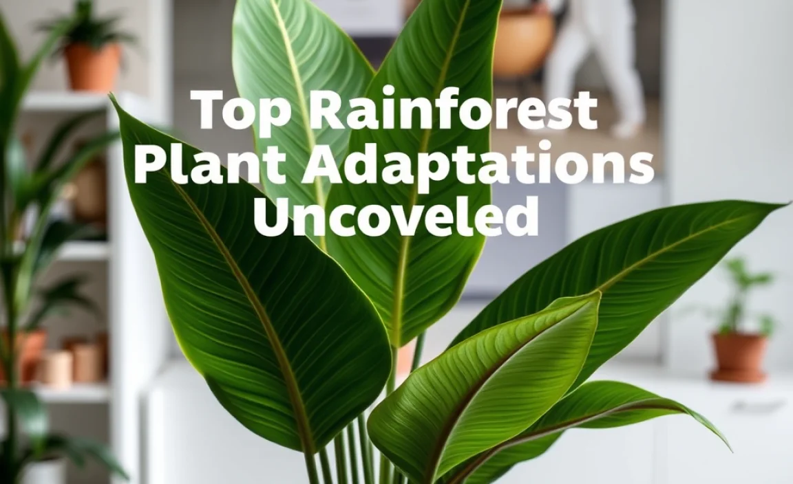 Top Rainforest Plant Adaptations Uncovered - PowerUpTips