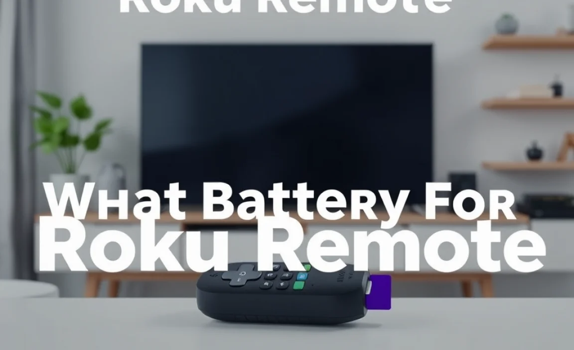What Battery For Roku Remote: Essential Guide - PowerUpTips