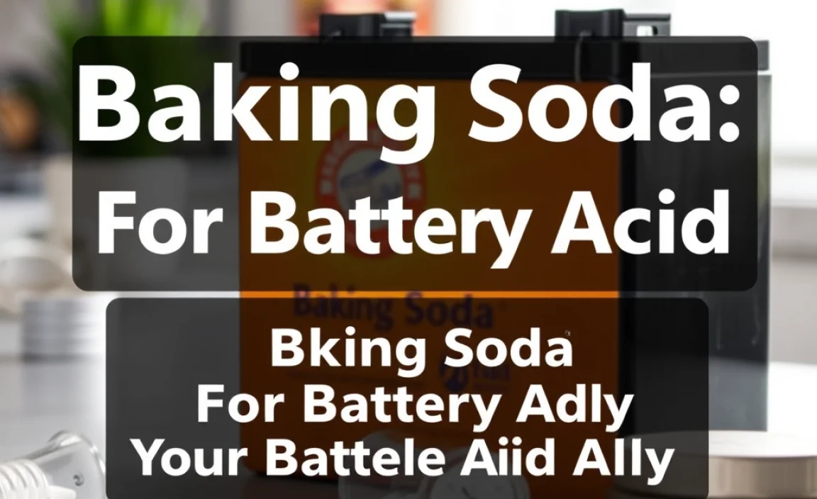 Baking Soda For Battery Acid: Essential Cleaning - PowerUpTips