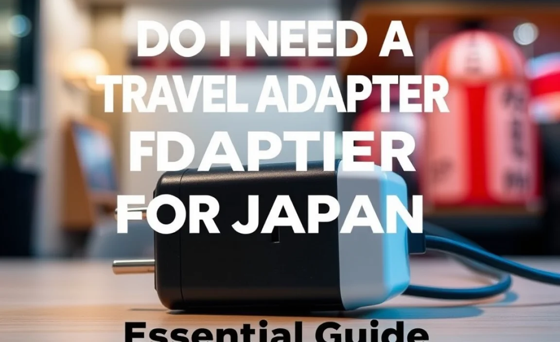 Do I Need A Travel Adapter For Japan: Essential Guide - PowerUpTips