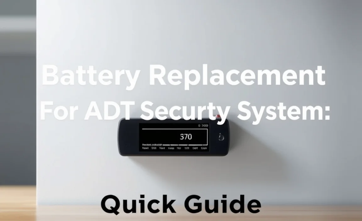 Battery Replacement For Adt Security System: Quick Guide - PowerUpTips