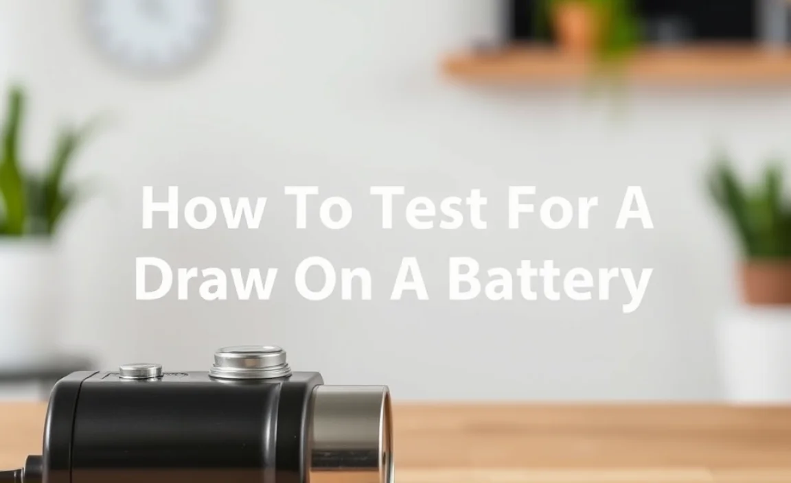 How To Test For A Draw On A Battery: Essential Guide - PowerUpTips