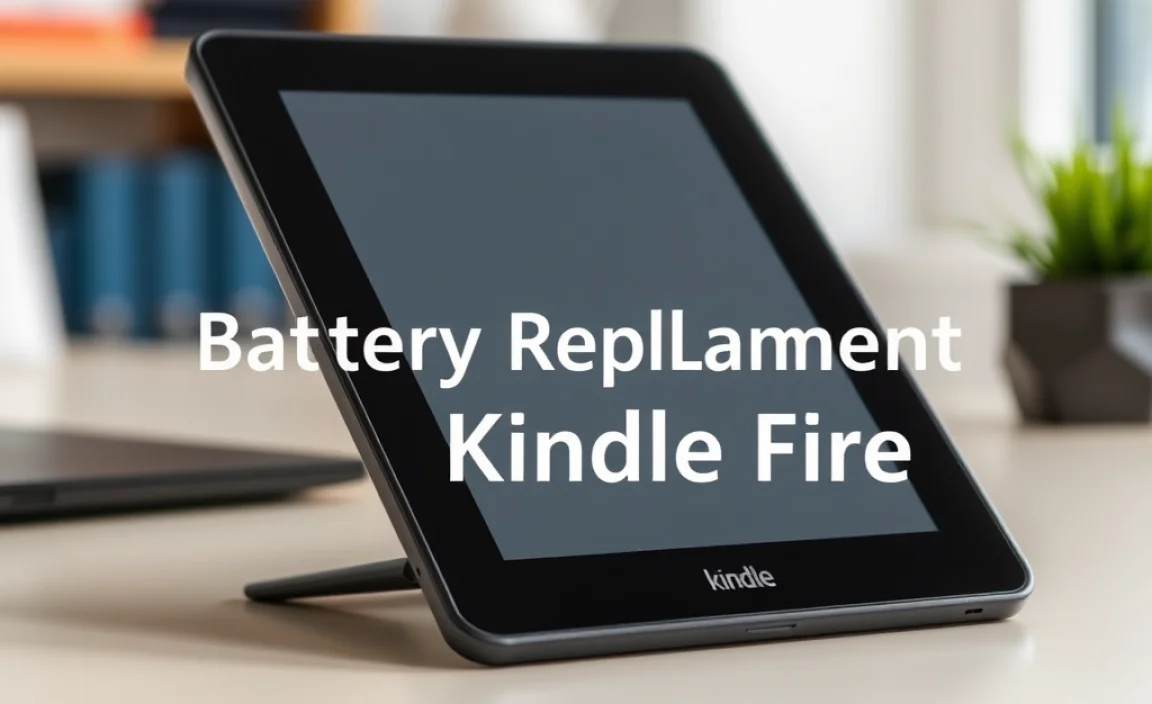 Battery Replacement For Kindle Fire: Essential Guide - PowerUpTips