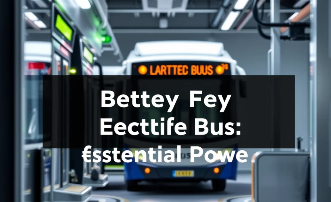 Battery For Electric Bus: Essential Power - PowerUpTips