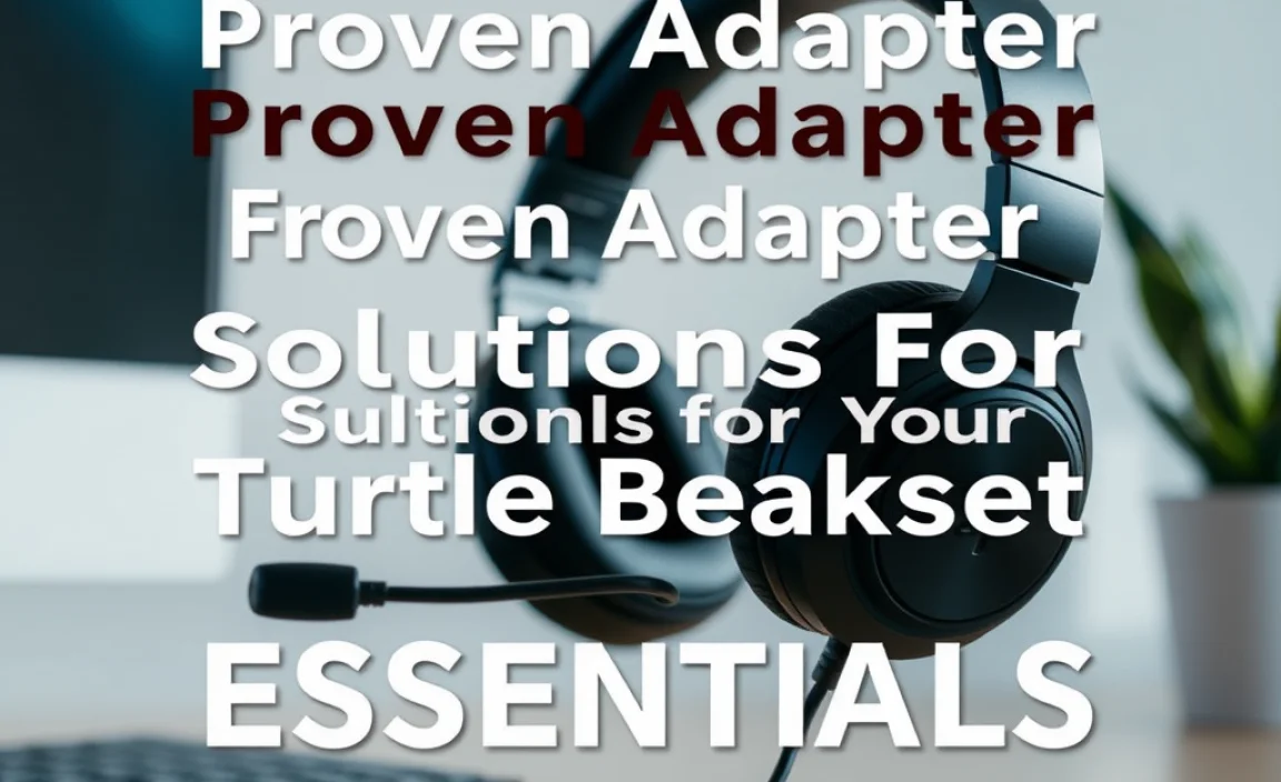 Proven Adapter For Turtle Beach Headset Essentials - PowerUpTips