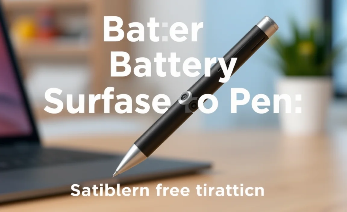 Battery for Surface Pro Pen: Essential Upgrade - PowerUpTips