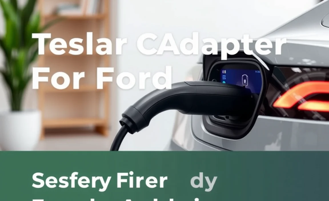Tesla Charger Adapter For Ford Mach E: Essential Guide - PowerUpTips