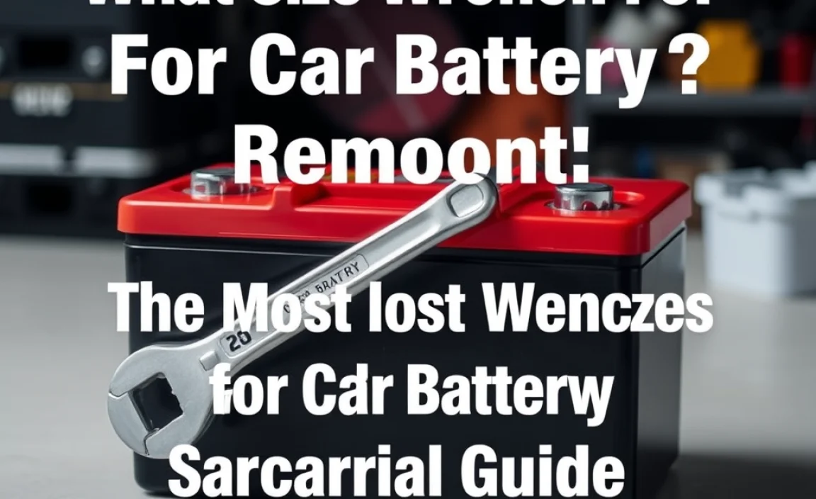 What Size Wrench For Car Battery Removal: Essential Guide - PowerUpTips