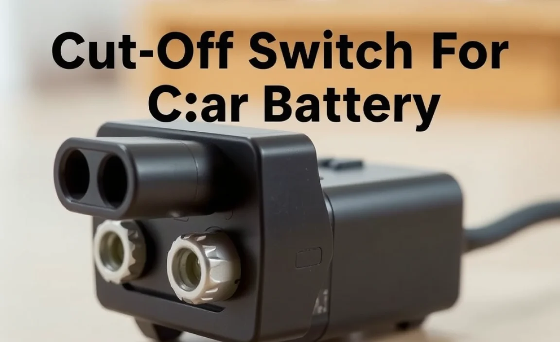 Cut Off Switch For Car Battery: Essential Guide - PowerUpTips