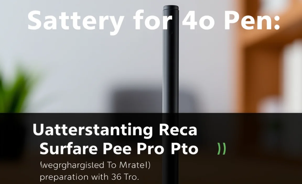 Battery for Surface Pro Pen: Essential Upgrade - PowerUpTips