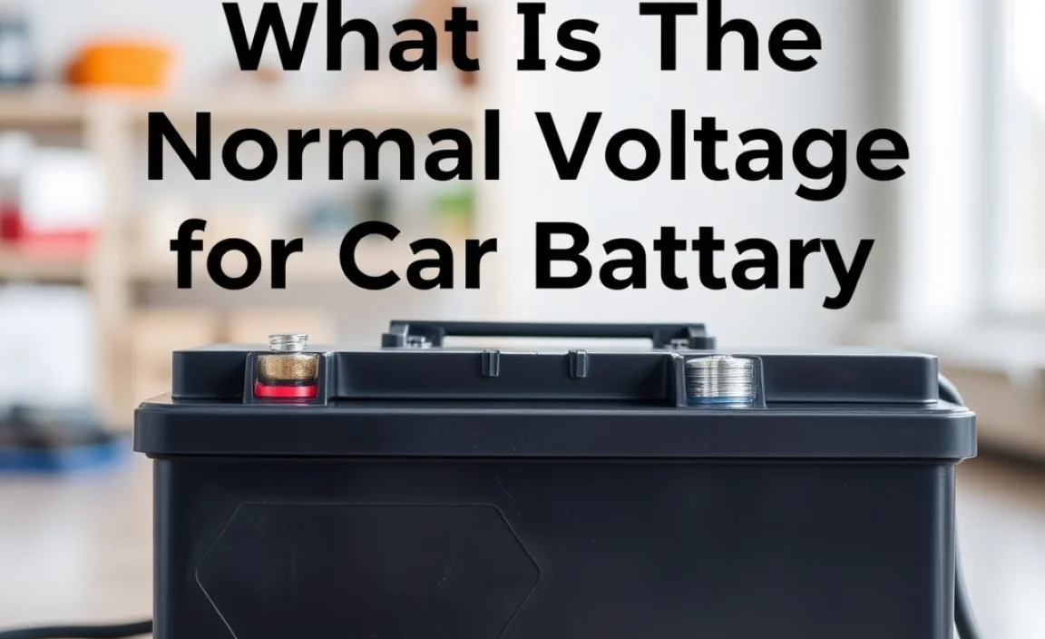 What Is The Normal Voltage For A Car Battery: Essential Guide - PowerUpTips