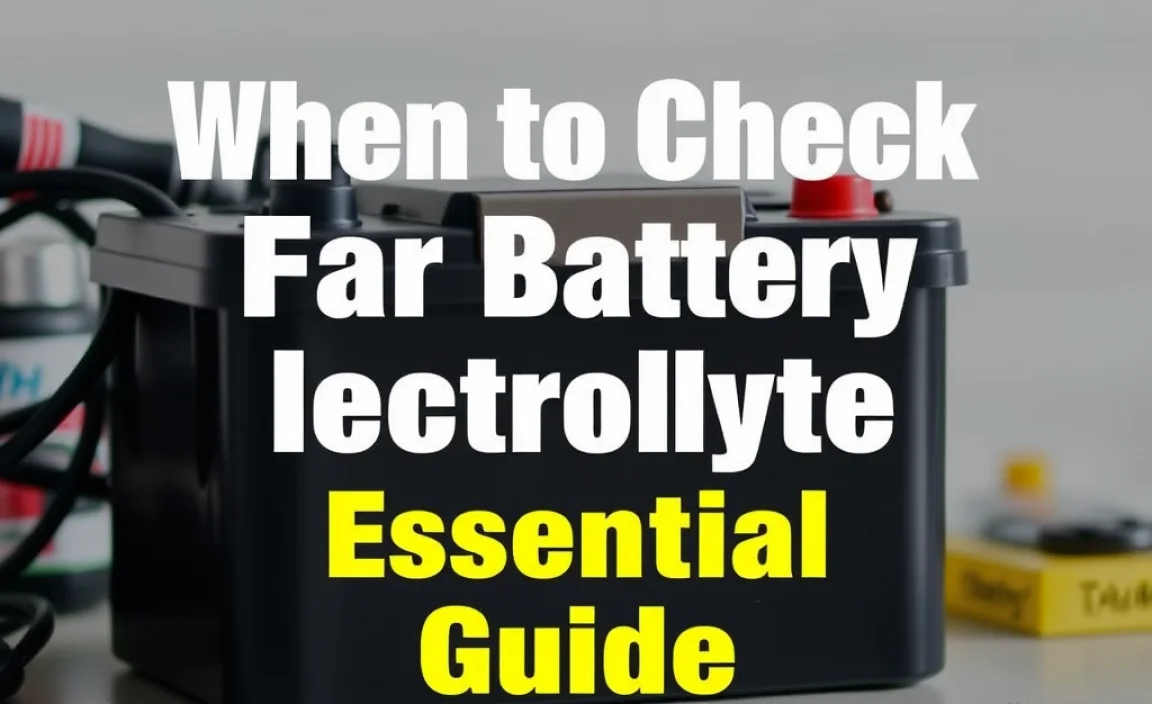Electrolyte For Car Battery: Essential Guide - PowerUpTips