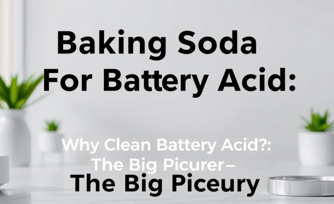 Baking Soda For Battery Acid: Essential Cleaning - PowerUpTips