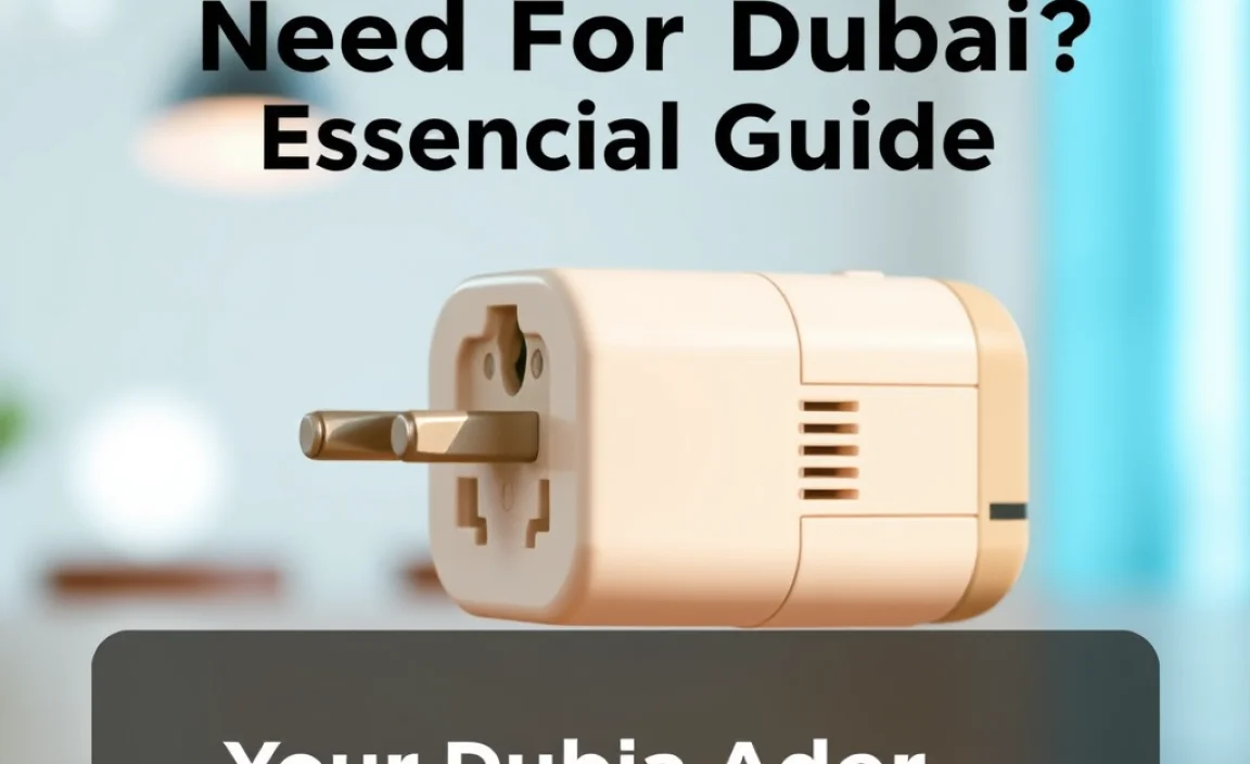 What Adapter Do You Need For Dubai: Essential Guide - PowerUpTips